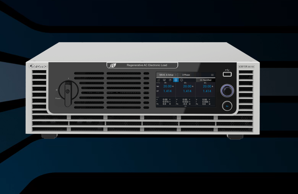 New high-power regenerative AC electronic load from Chroma (+datasheet ...
